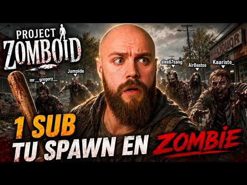 🧟 Project Zomboid — Les viewers prennent le contrôle des zombies !