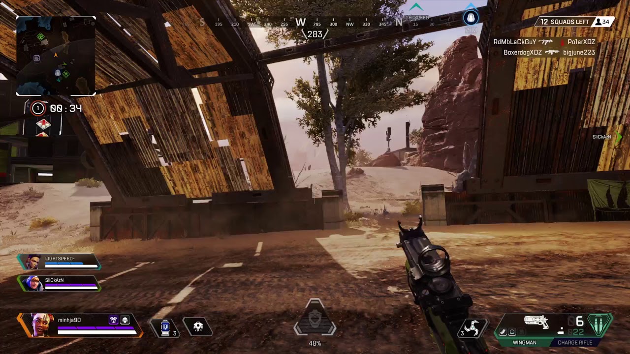 Apex Legends perfect landing cargo bot - YouTube