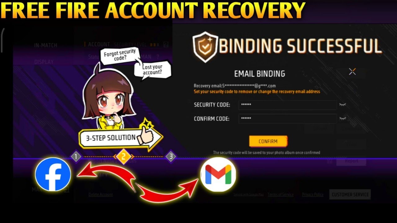 Free Fire Account Recovery |Recovery Email BindIn FF Account | Account ...