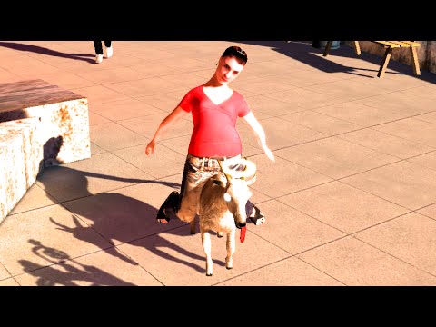 Goat Simulator - Showcase Goat Rider Funny Ability, Free Roam - Xbox ...