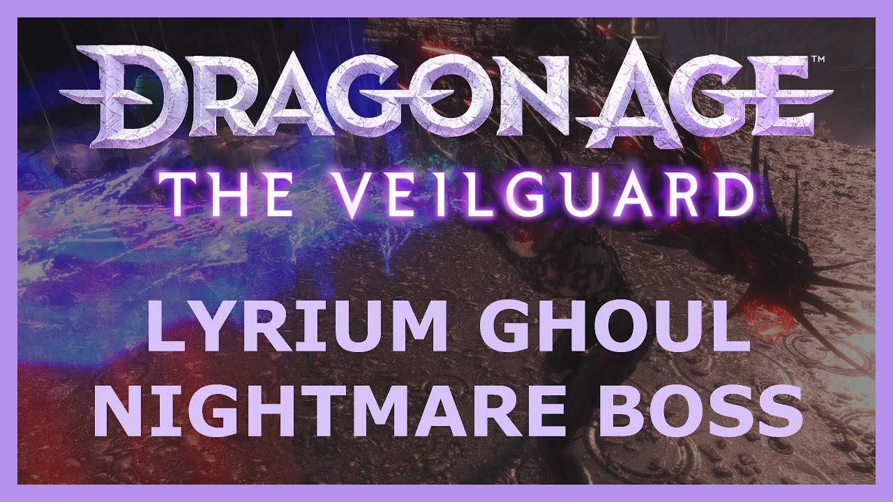 Lyrium Ghoul Boss Fight (Nightmare Warrior) - Dragon Age: The Veilguard ...