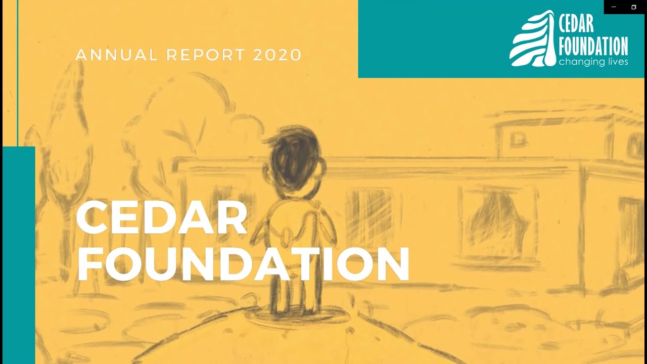 Annual report 2020, Cedar Foundation - YouTube