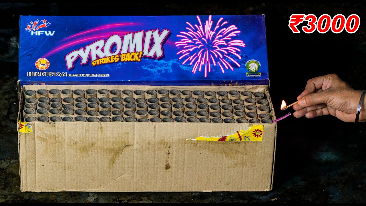 Diwali Testing - PYROMIX (American firecracker) - YouTube