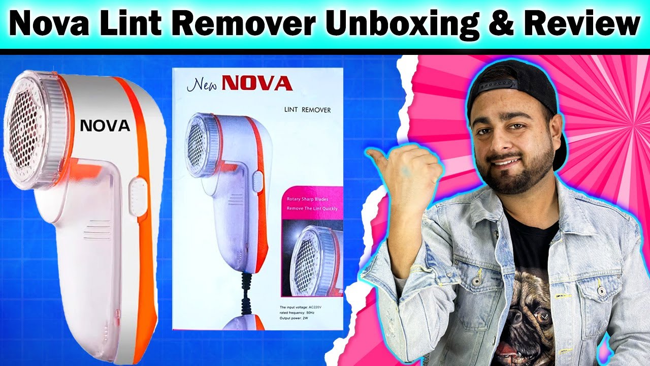 Nova Lint Remover Unboxing & Review | How To Use Lint Remover Machine ...