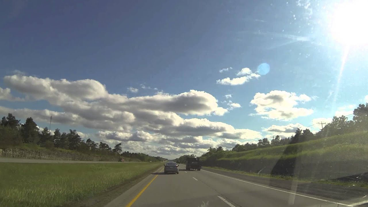 Ottawa Rush Hour via 417 and 416 to Gananoque - YouTube