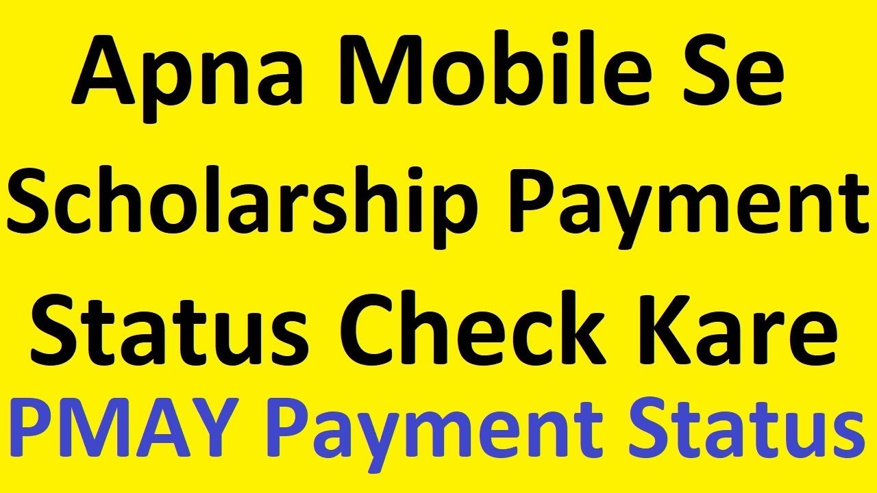 Pfms Know Your Payment How To Check Scholarship Payment Status