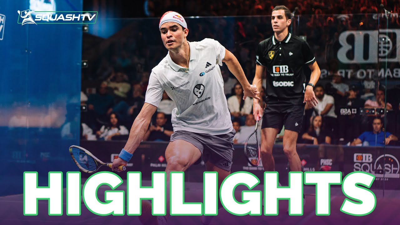 "Outrageous Shot!" | Farag v Elias | CIB PSA World Championships 2023 ...