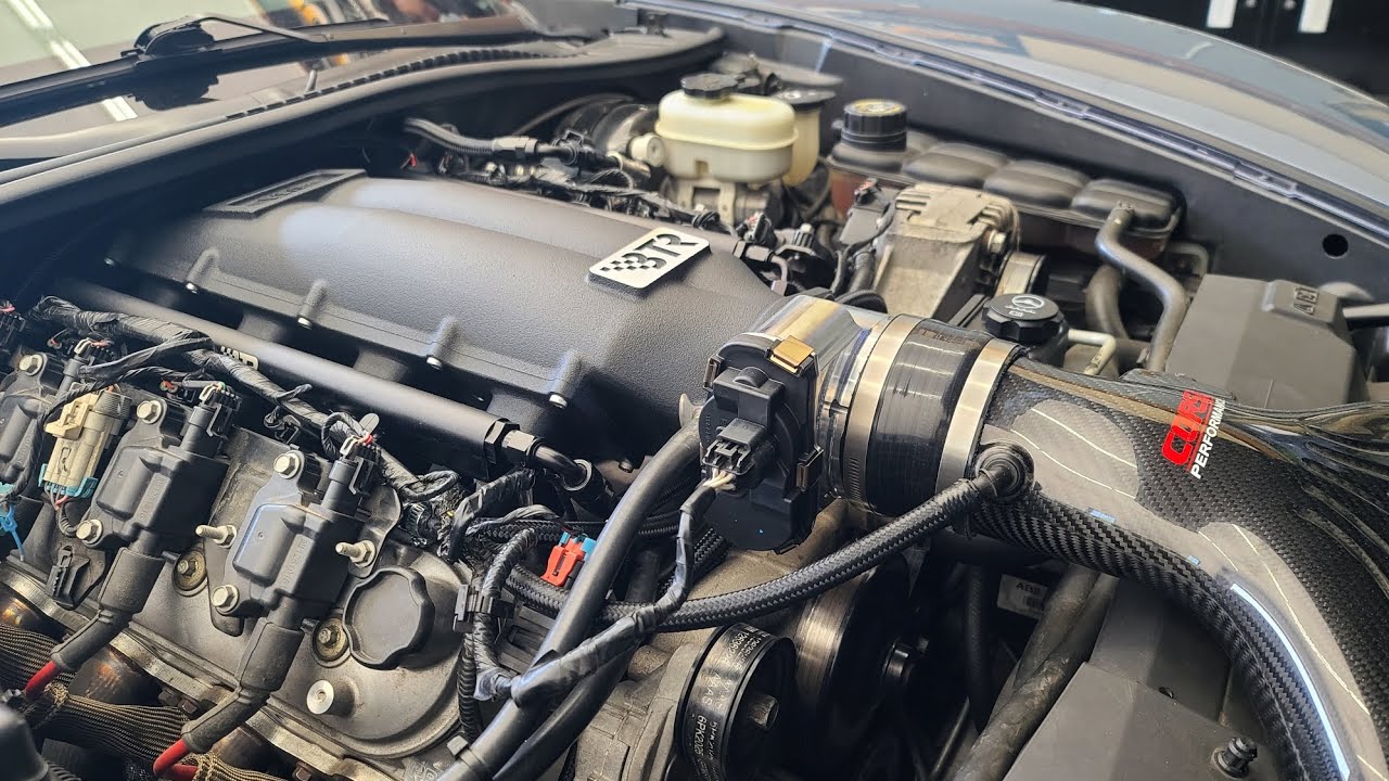 2012 Corvette GS with a 416 ci engine. Ported/rod mod intake VS the BTR ...