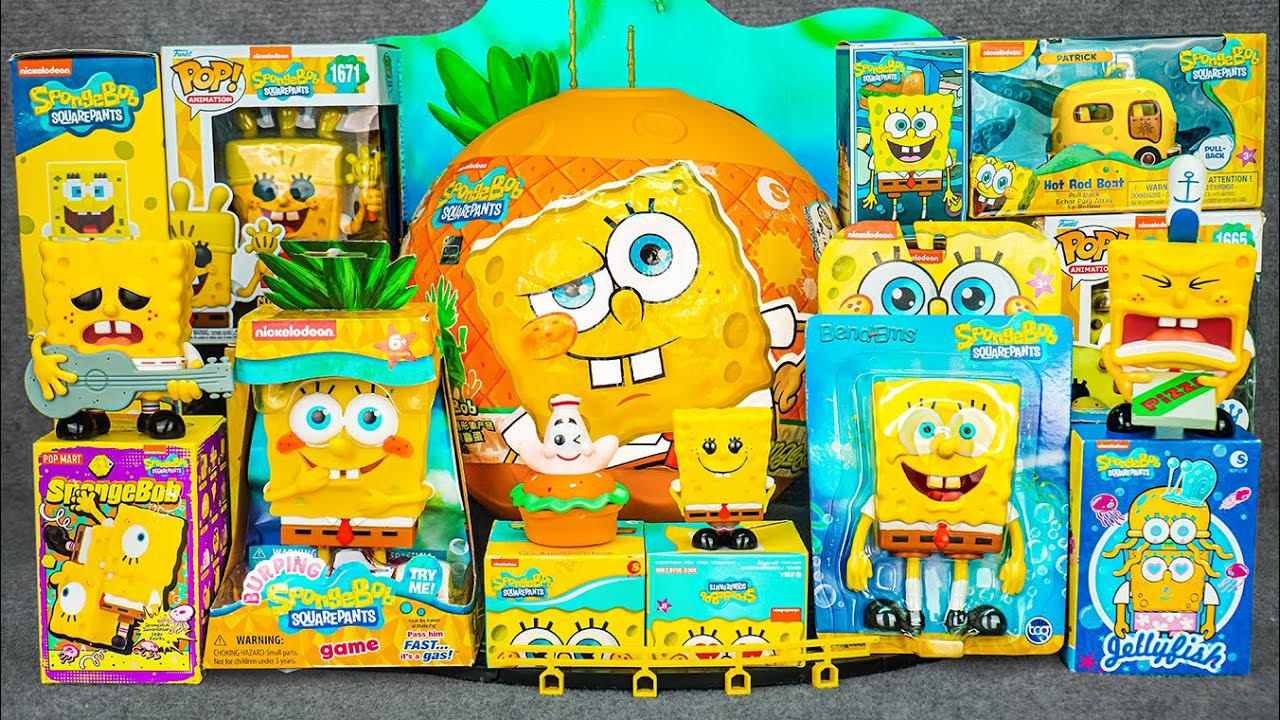 Ultimate ASMR SpongeBob Relaxation Unboxing | TOY PLAYSET ASMR - YouTube