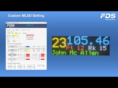 Configuration personnalisée MLED - YouTube