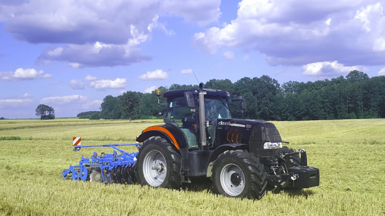 Talerzowanie ścierniska 2019 - Case Puma 130 cvx platinum edition ...