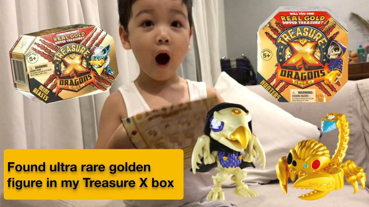 Toy Review: Treasure X Dragons Gold Mini Beasts | Found an ULTRA RARE ...