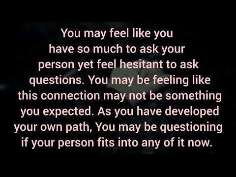 You may feel like you have so much to ask your person yet feel hesitant ...