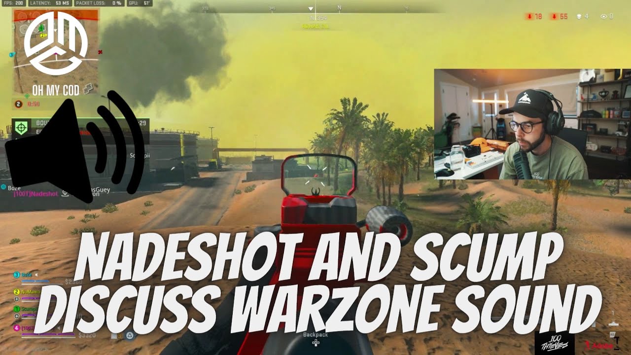 Nadeshot And Scump About Warzone Sound System - YouTube