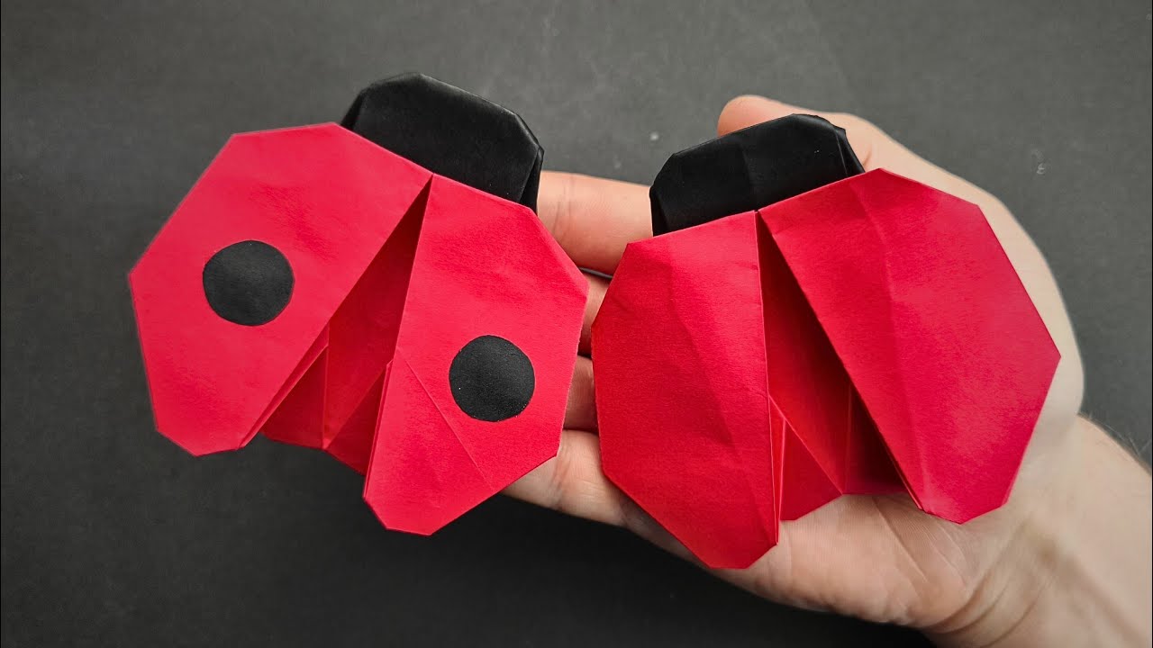 Easy Tutorial of Paper LADYBUG 🐞 By Michał Kosmulski and Sara Adams ...