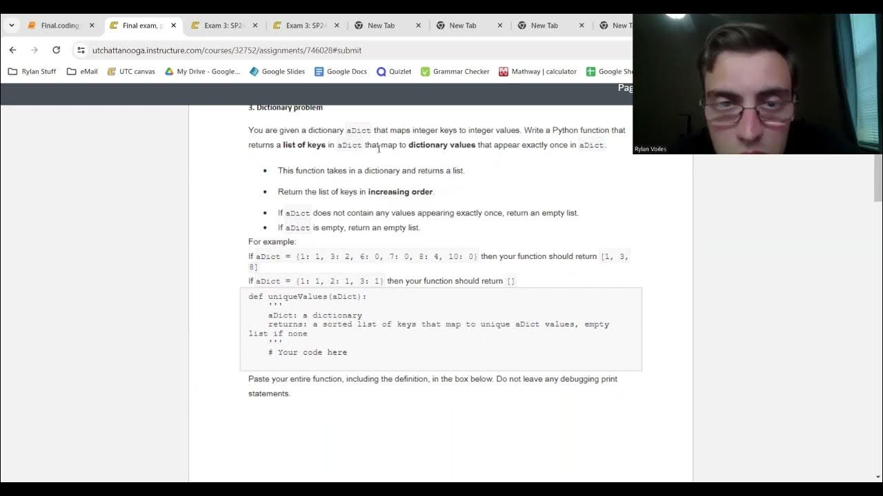 software design Final.coding.Exam - YouTube