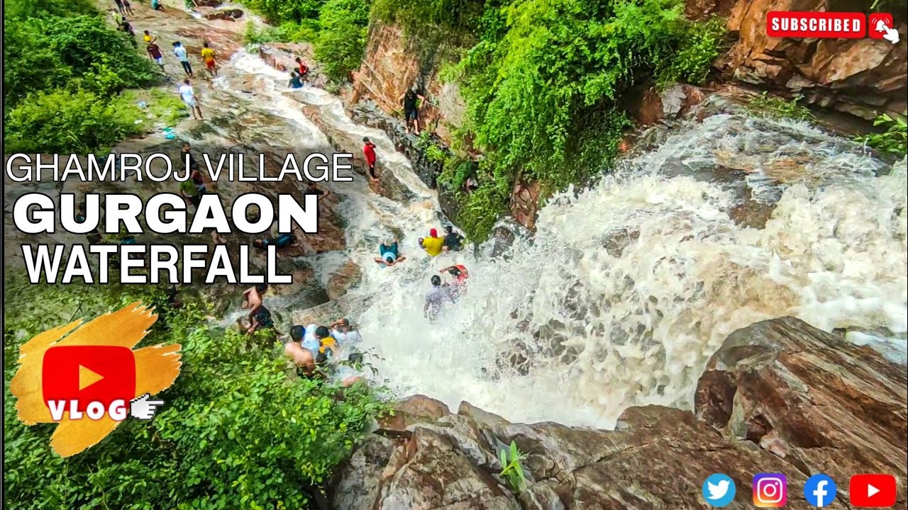 GHAMROJ Waterfall Gurgaon📍|| Full Vlog || Travel Vlog || Nature ...
