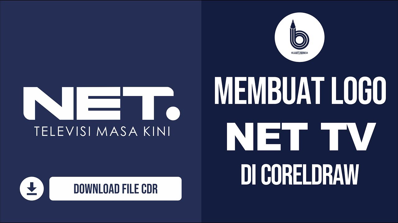 BelajArts Indonesia - Membuat Logo NET TV di CorelDRAW + Download ...