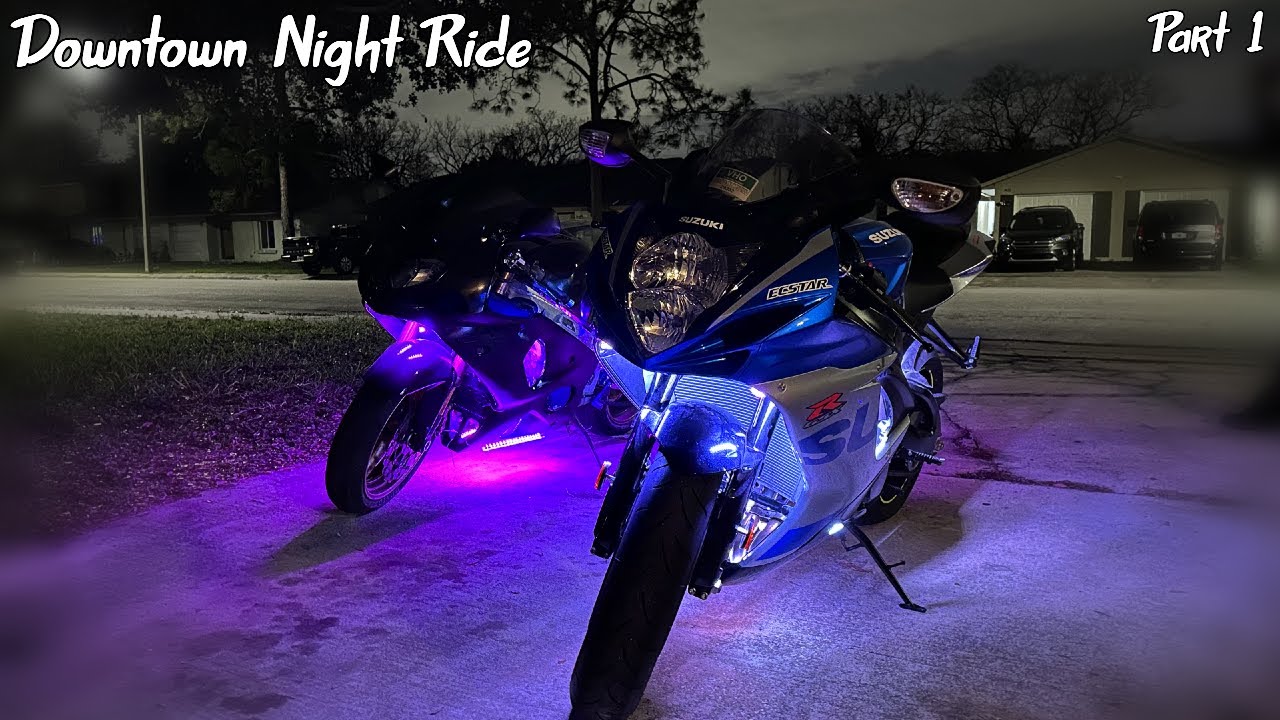 Downtown Night Ride Adventure: Exploring the City Lights (Part 1) - YouTube