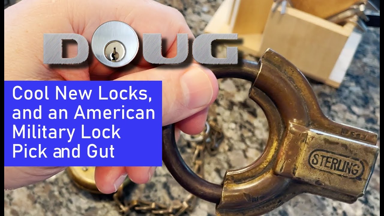 More Antique Locks, and pick/gut on American military lock [156] - YouTube