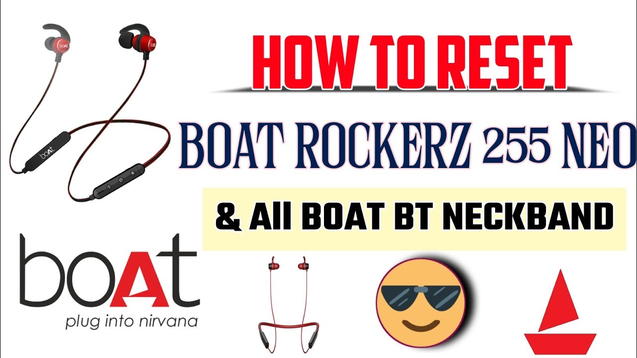 How to Reset Boat Rockerz Neo 255 Bluetooth Neckband | Boat Rockerz Neo ...