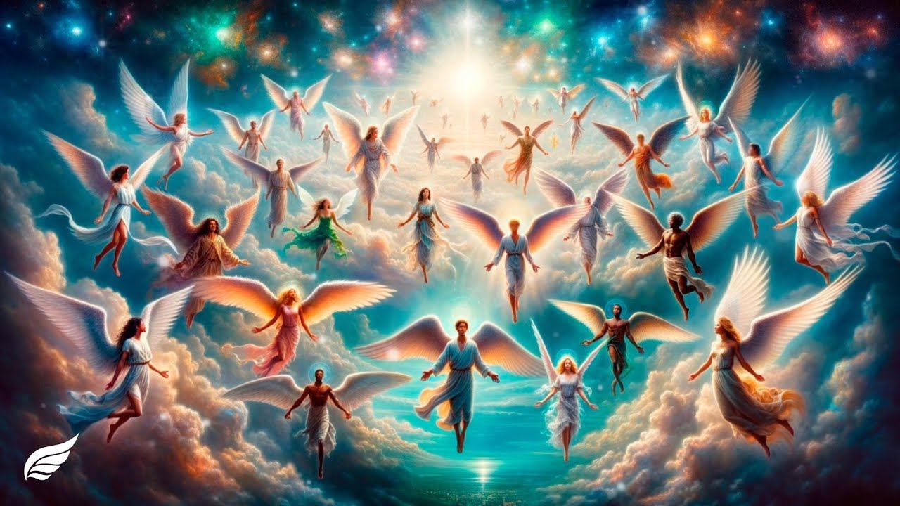 THE 72 ANGELS OF GOD PROTECTING & BLESSING YOU | GOD FREQUENCY | 963Hz ...