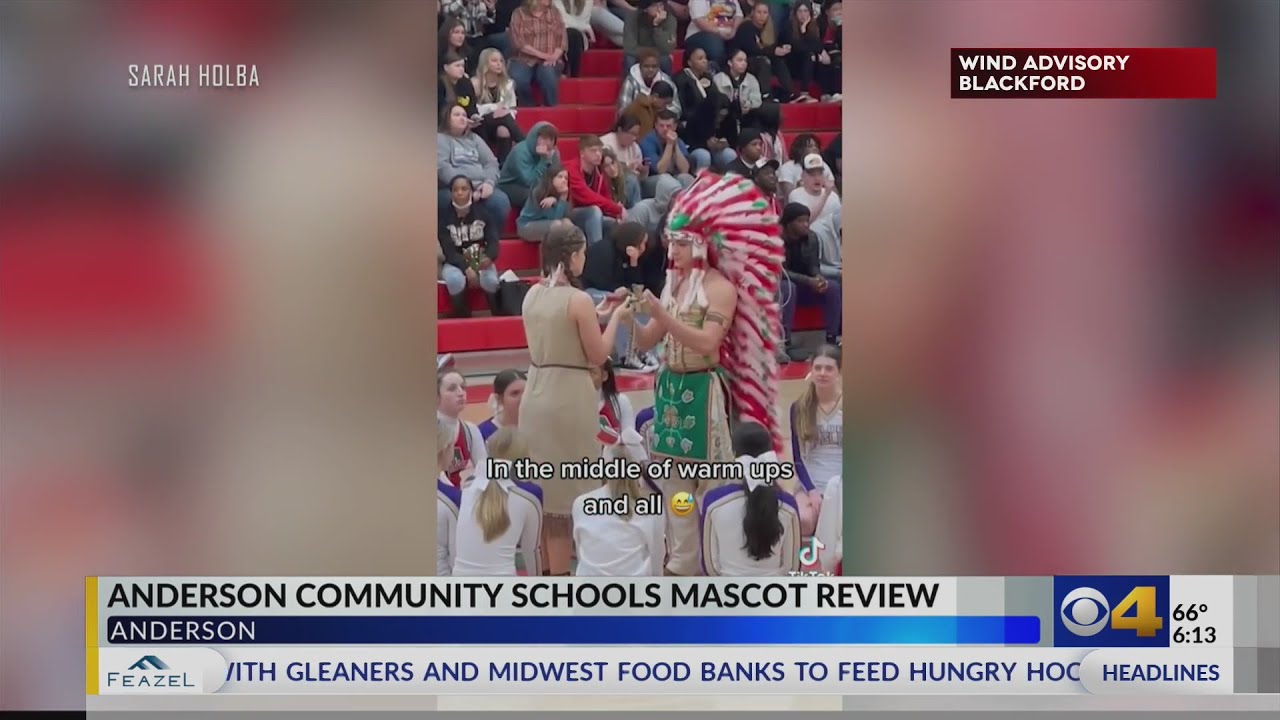 Viral TikTok leads to review of Anderson’s Indian mascot - YouTube
