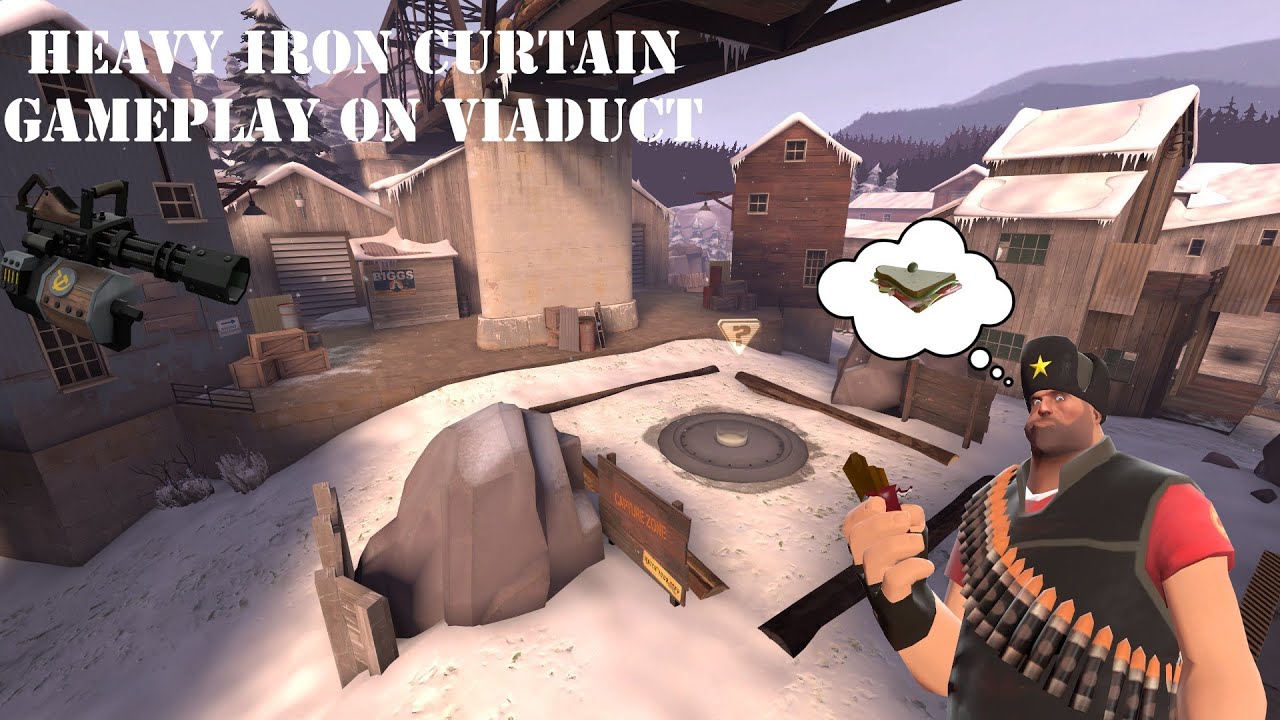 TF2 [HD] - Heavy Iron Curtain and Frying Pan Gameplay on Viaduct with ...