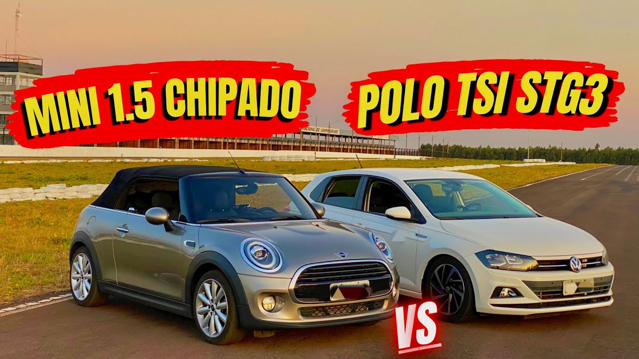 POLO 1.0 TSI STG3 vs MINI 1.5 CHIPADO! - YouTube