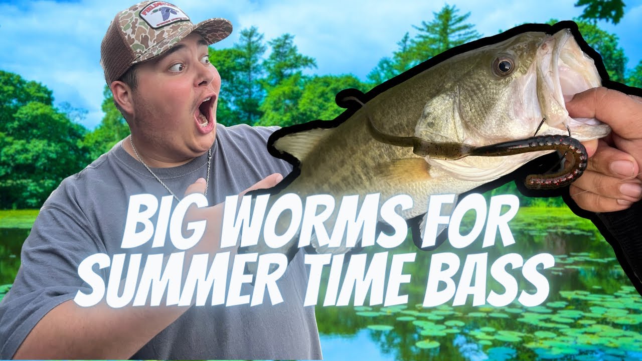 BIG WORM | POND HOPING IN TEXAS | GABE BASHAM OUTDOORS - YouTube