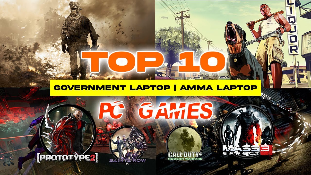 Top 10 Government laptop | Amma Laptop PC Games - YouTube