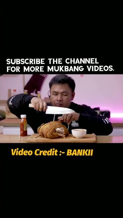 BANKII eats KFC style Deep fried chicken 🍗 Mukbang 🍜ASMR #shorts#mukbangs#mukbang#asmr# ...