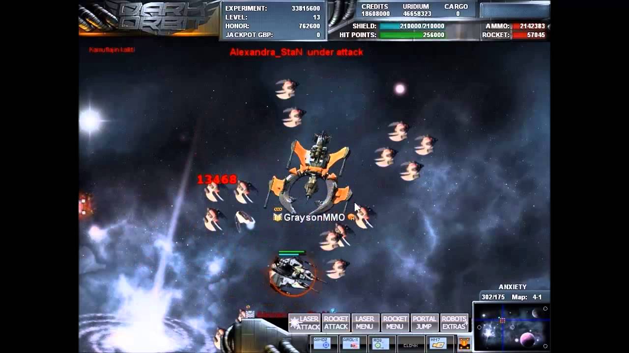 DarkOrbit Remix [Old Cleint] OFFLINE! - YouTube