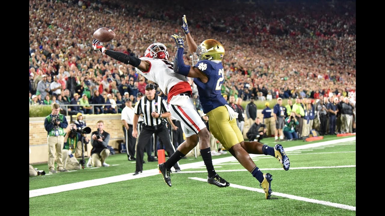 Georgia-Notre Dame 2017 - YouTube