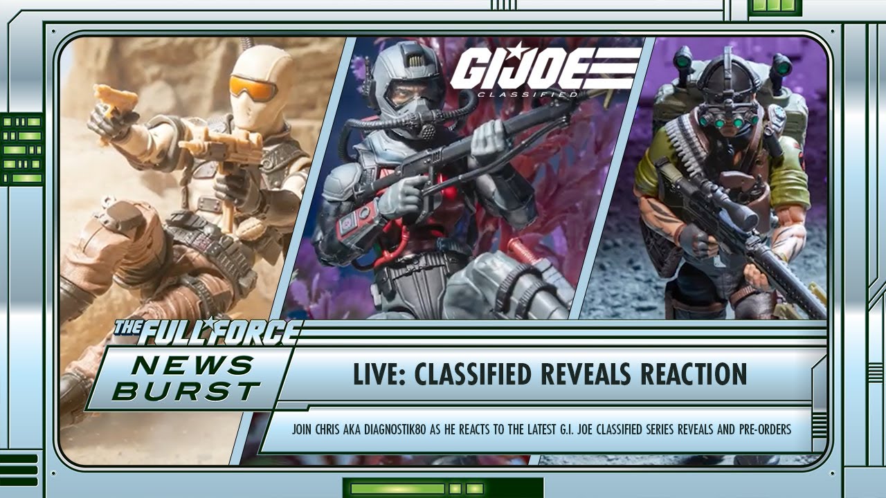 NEWS BURST LIVE SPECIAL!! YOJOE! JUNE DAY 14 CLASSIFIED REVEALS ...