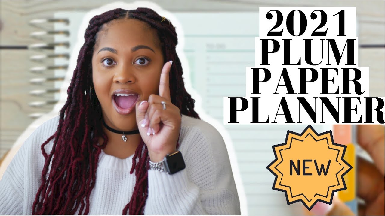 Unboxing My *NEW 2021* Plum Paper PLANNER! All things layouts, add-ons ...