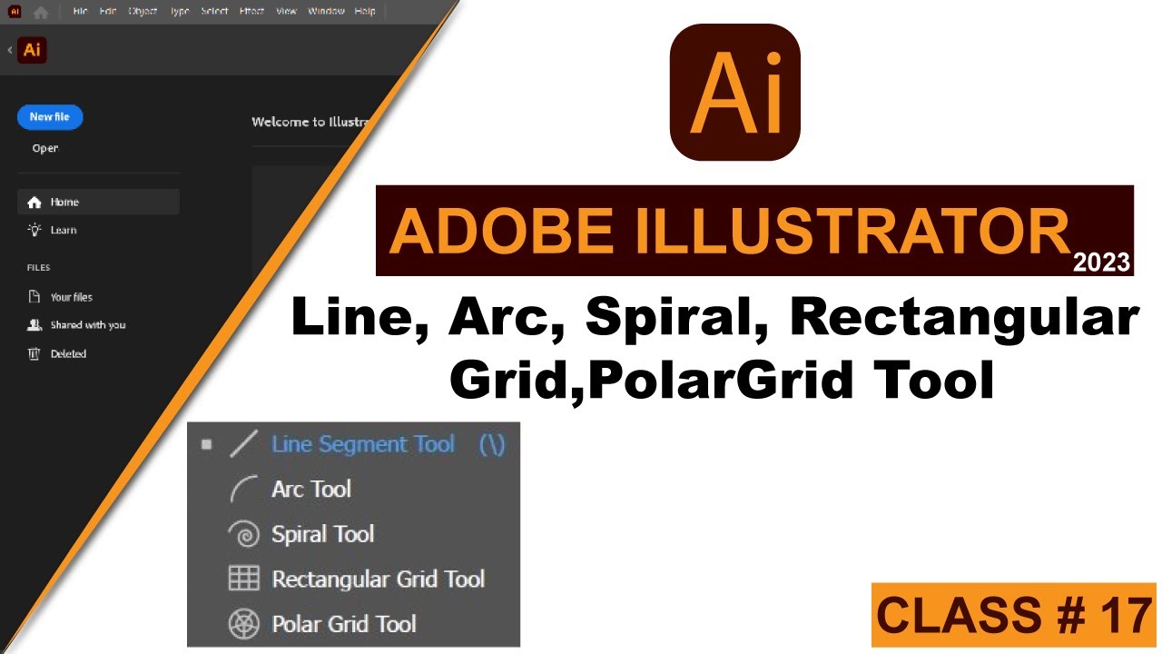 Mastering the Line Segment, Arc, Spiral, Rectangular Grid, and Polar Grid Tools in Adobe ...