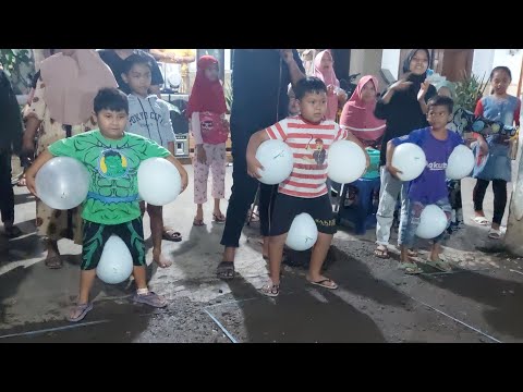 LUCU‼️ LARI BALON PARA BOCIL INI BIKIN NGAKAK SAMPE PIPIS DICELANA 🤣🤣 LOMBA AGUSTUSAN 🇲🇨