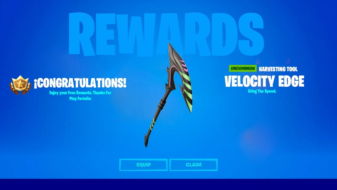 Como CONSEGUIR GRATIS el PICO *VELOCITY EDGE* en FORTNITE Temporada 2 ...