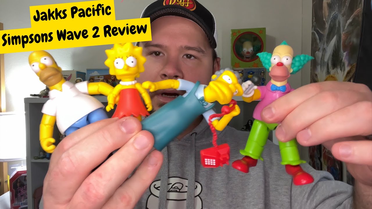 D'oh! Unboxing Jakks Pacific Simpsons 5-Inch Wave 2 Figures - YouTube
