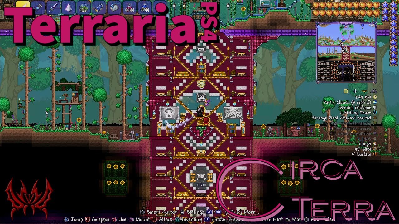 Terraria: Circa Terra Map by Tigitar (PS4 Console Edition) #terraria # ...