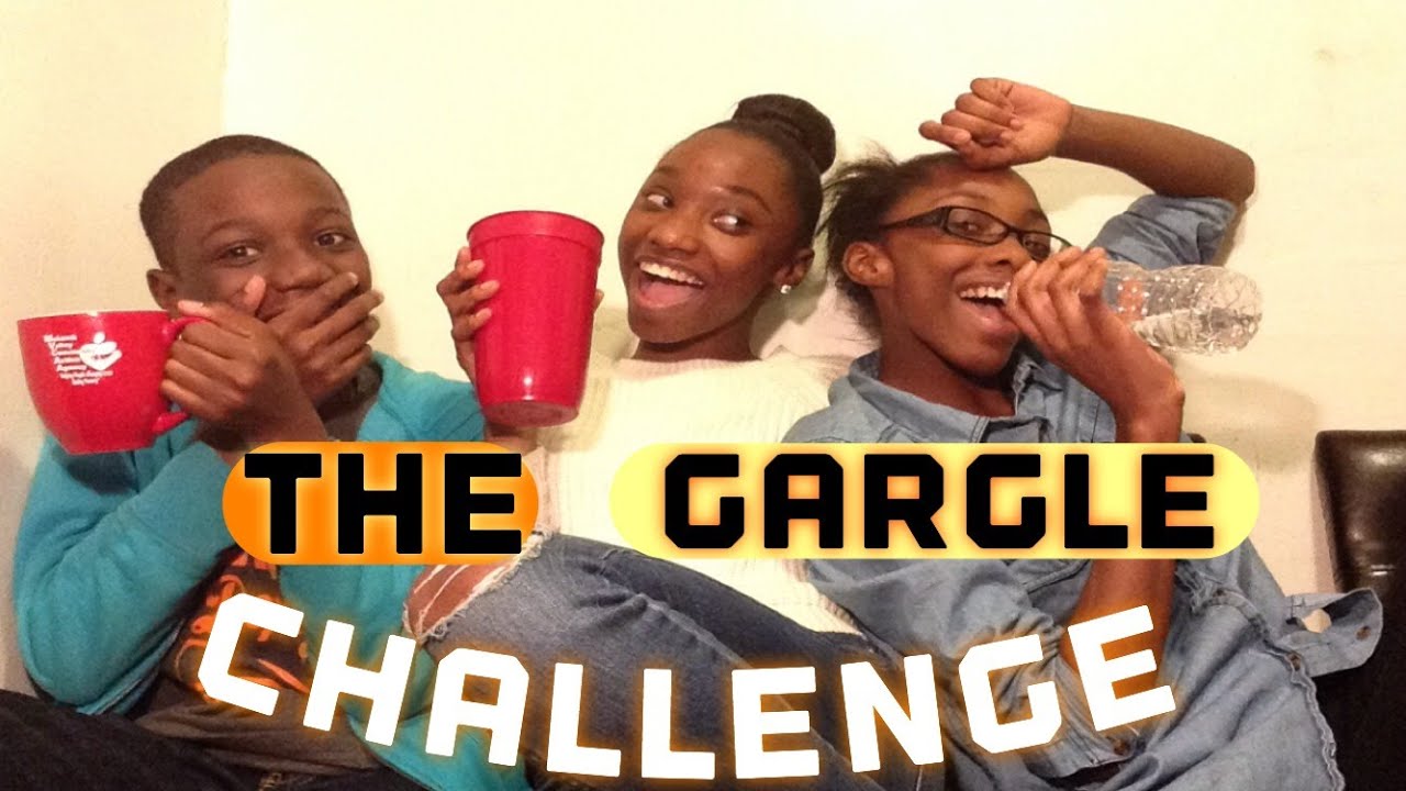 The Gargle Challenge + Bloopers!! - YouTube