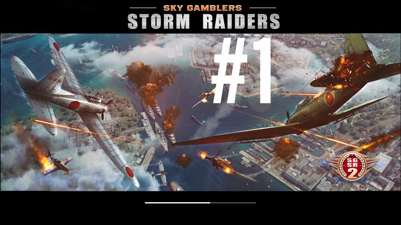 Sky Gamblers: Storm Raiders 2 IOS Game Play Campaign 1st Mission P-40 ...
