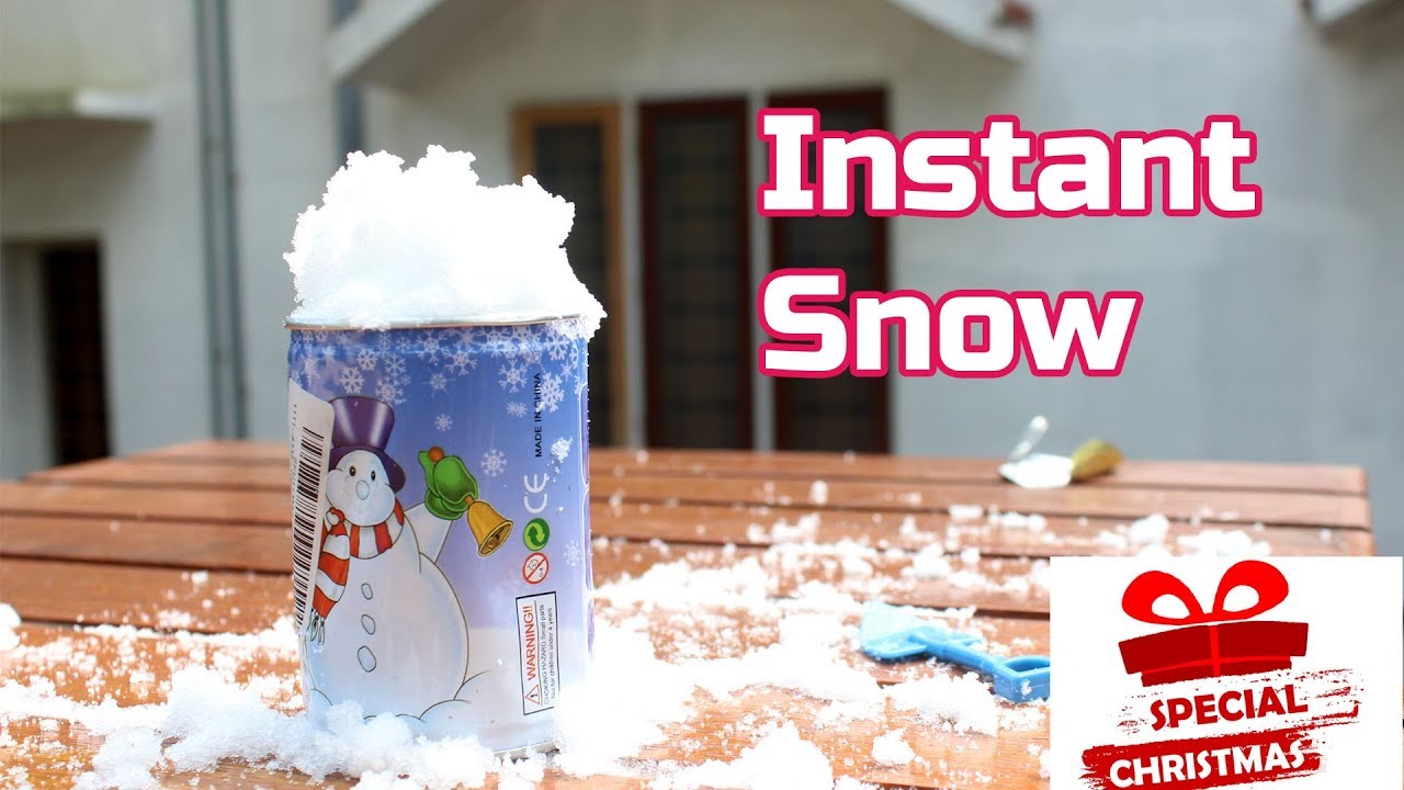 How to make Instant Snow | Christmas Special | Flopcloud - YouTube