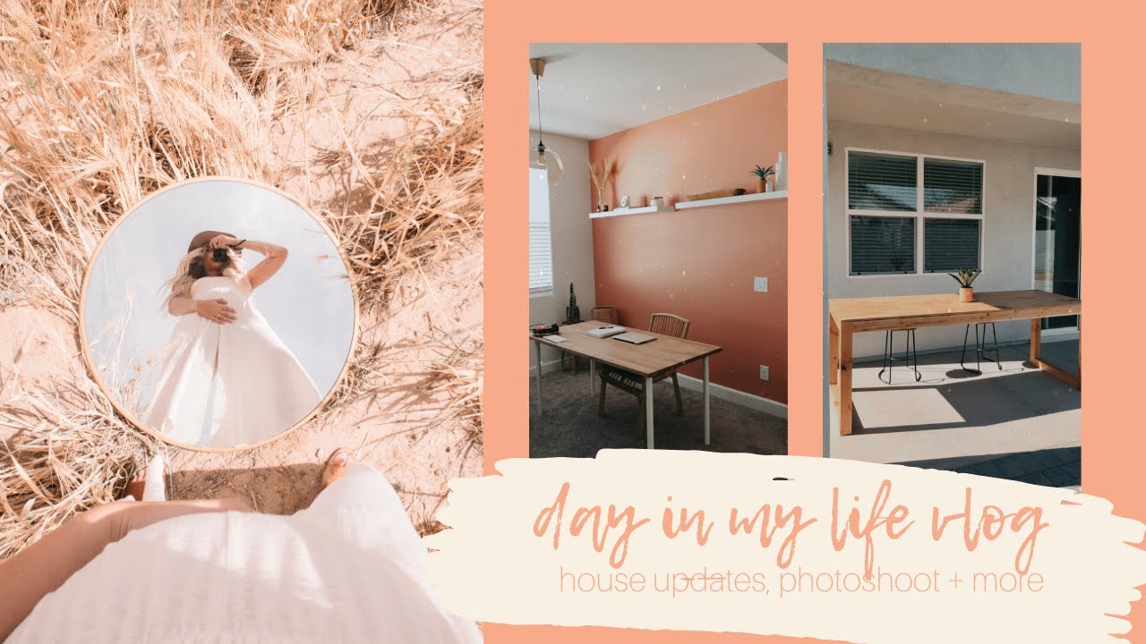 vlog | house updates, photoshoot + more! - YouTube
