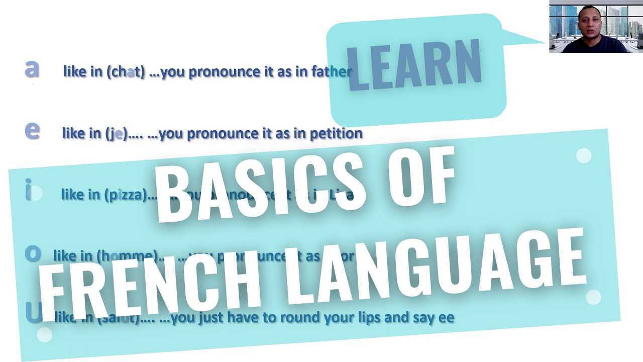 Basics of French Language - YouTube