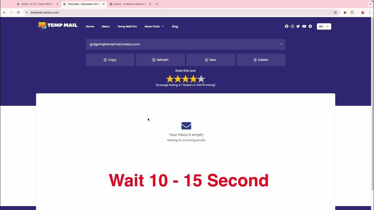How to create Temporary Email 2024 - Temp Email Tutorial - YouTube