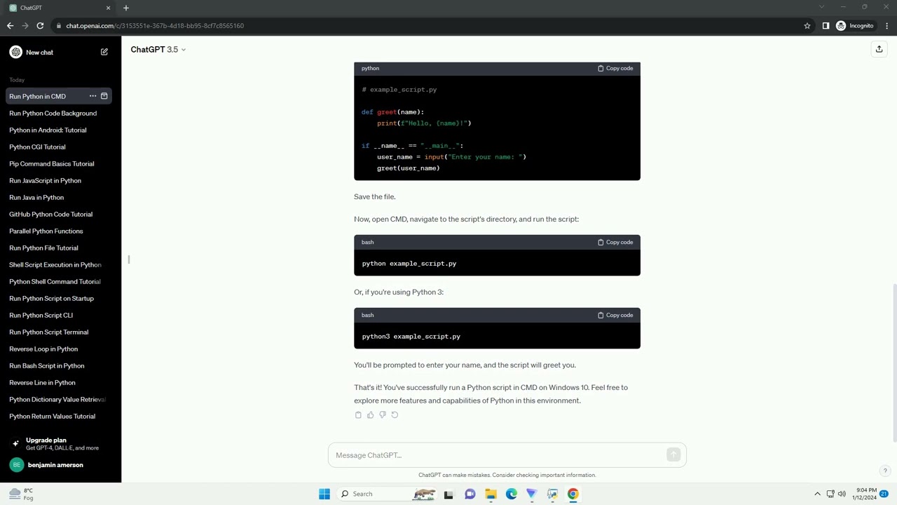 How To Run Python Code In Cmd Windows 10 YouTube How To Run Python Code In Cmd Windows 10 YouTube