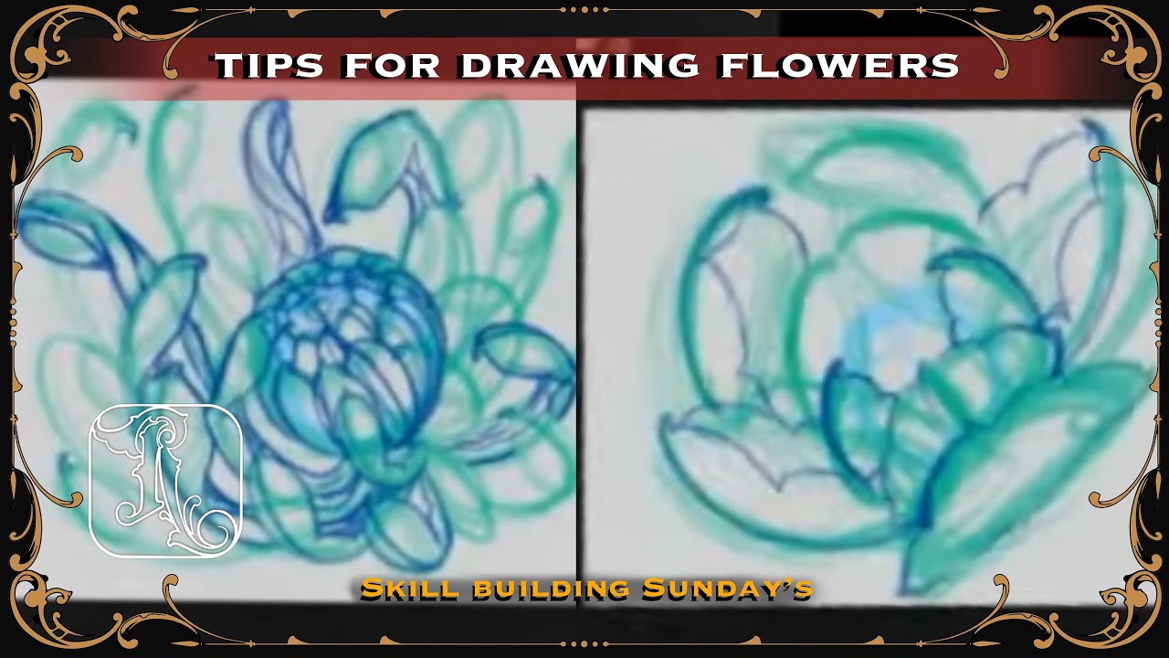 Tips for Drawing the Most Dynamic Flower Petals | Skill Building ...