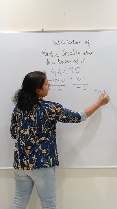 #multiplication of numbers smaller than the power of 10. #icse #vedicmaths #mumbai # ...